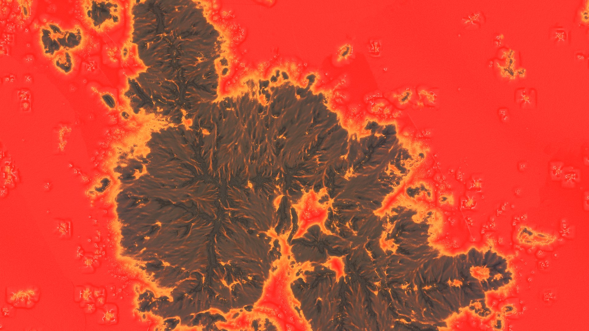 3D 16K Lava Sea Seamless Height Map And 3D Terrain - TurboSquid 2260679