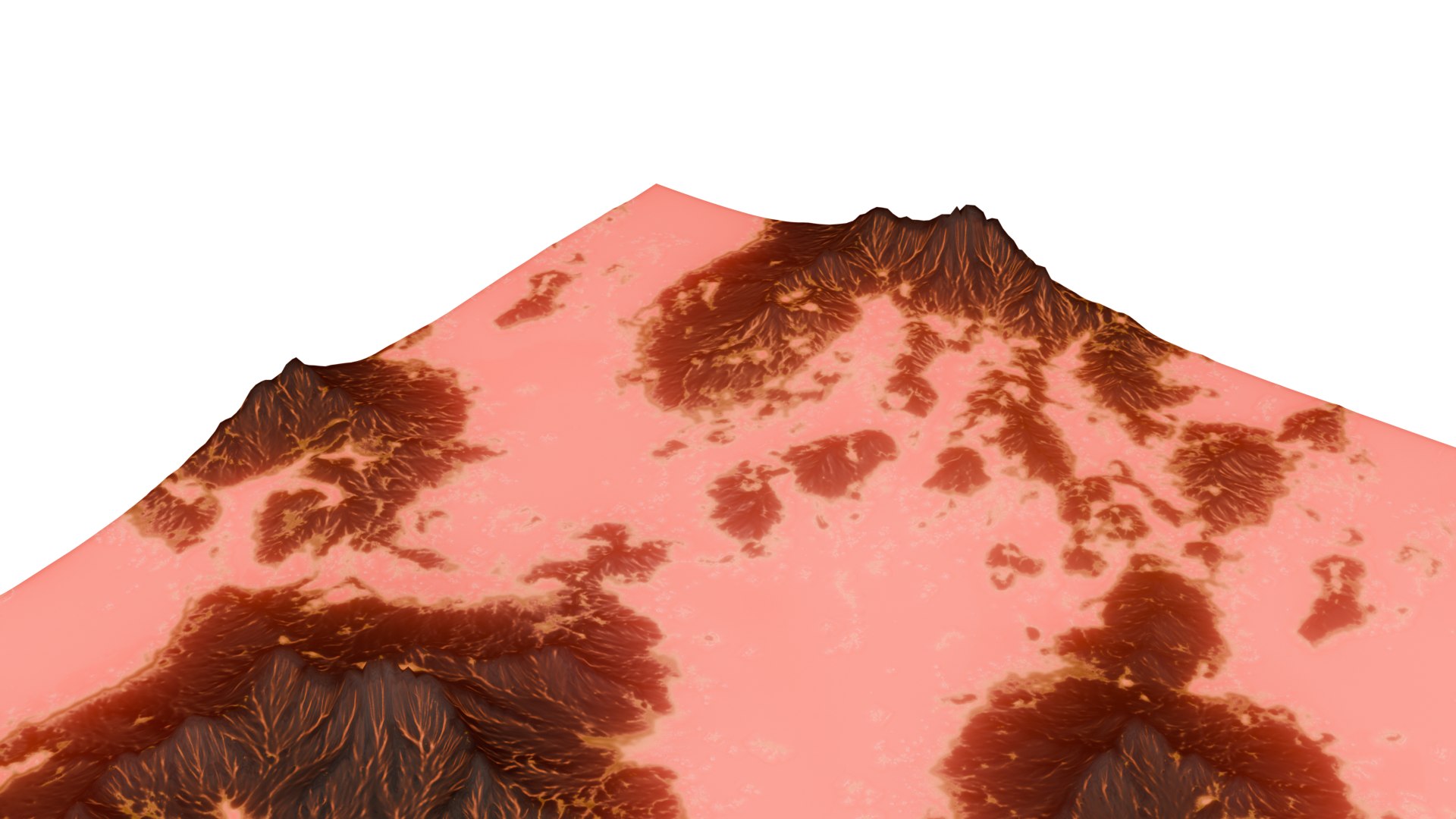 3D 16K Lava Sea Seamless Height Map And 3D Terrain - TurboSquid 2260679
