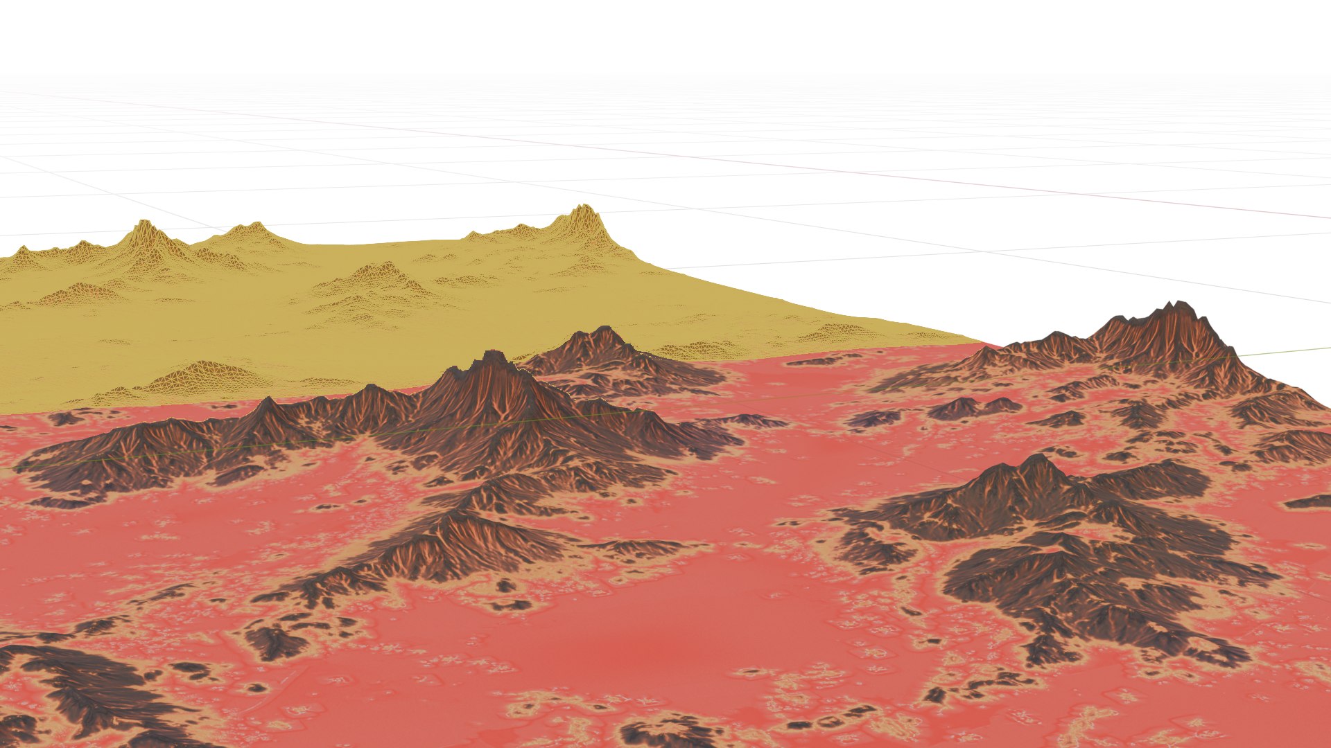 3D 16K Lava Sea Seamless Height Map And 3D Terrain - TurboSquid 2260679