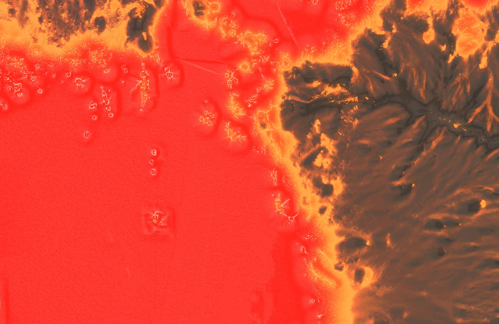 3D 16K Lava Sea Seamless Height Map And 3D Terrain - TurboSquid 2260679