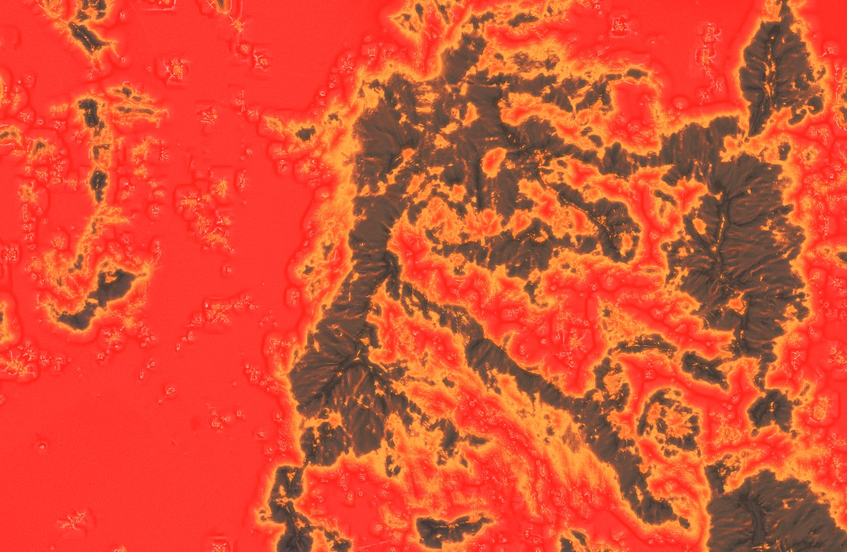 3D 16K Lava Sea Seamless Height Map And 3D Terrain - TurboSquid 2260679