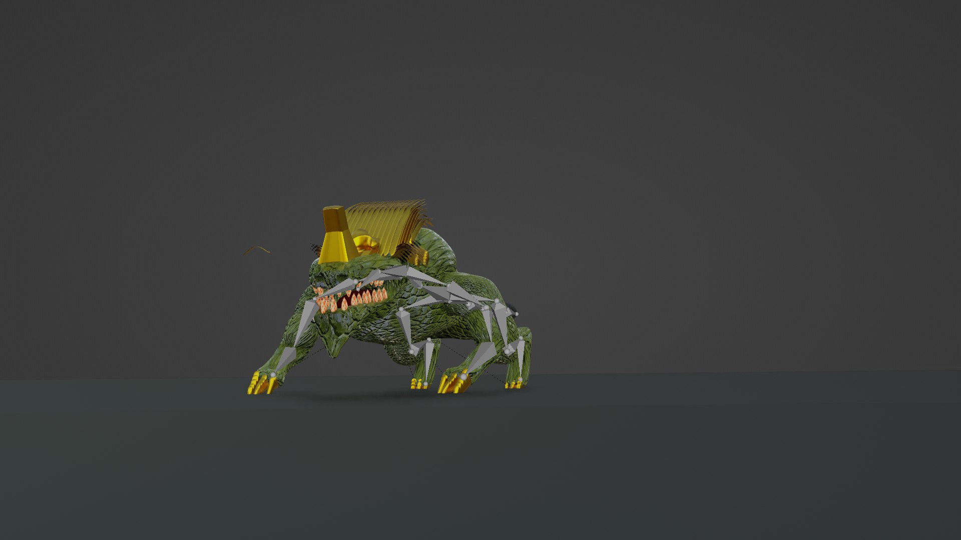 Monster lizard 3D model - TurboSquid 1844721