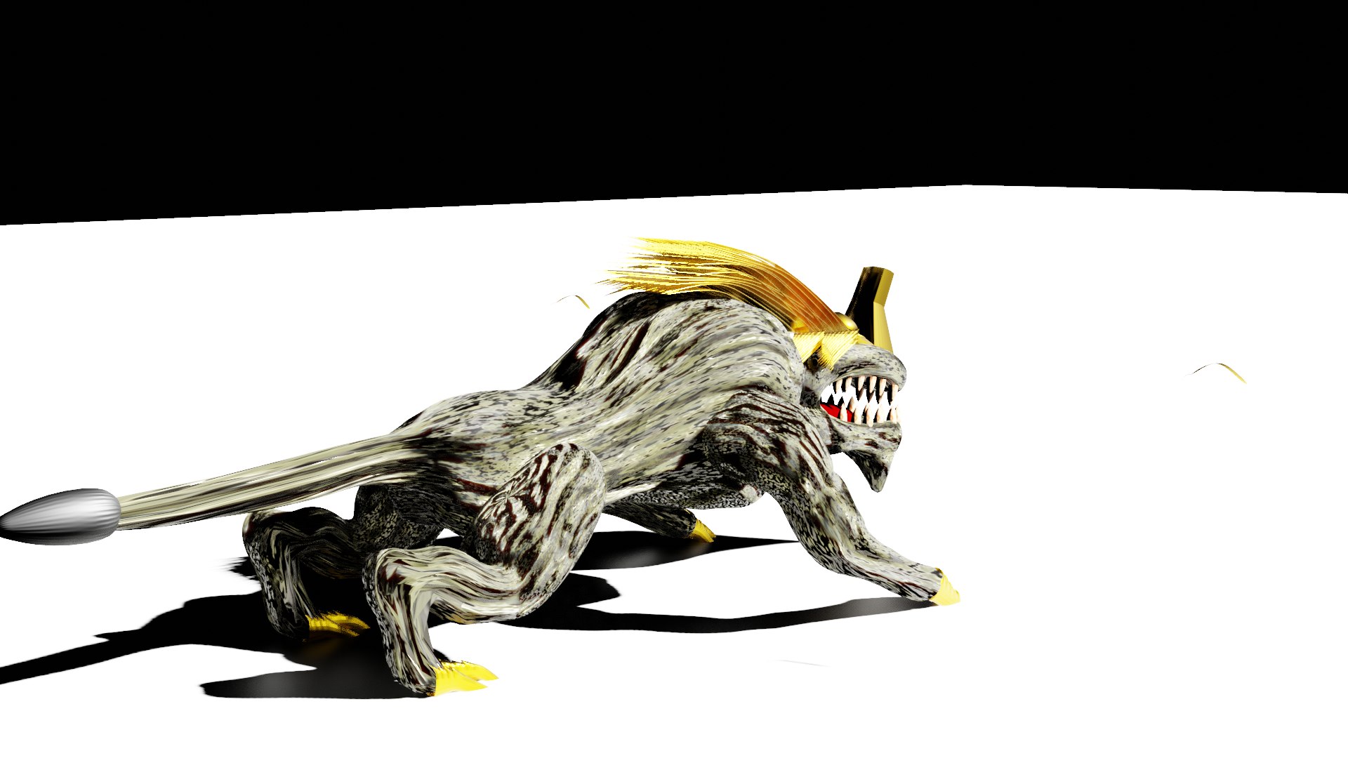 Monster lizard 3D model - TurboSquid 1844721