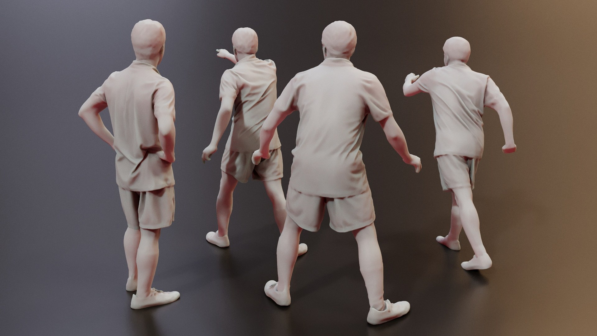 3D Model Soccer Players - TurboSquid 2038752