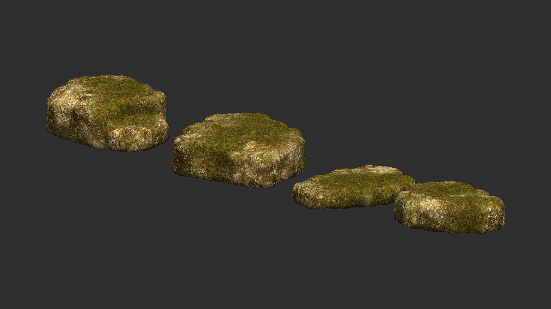 3D Cave Platform 2 - Moss 3 - TurboSquid 2068891