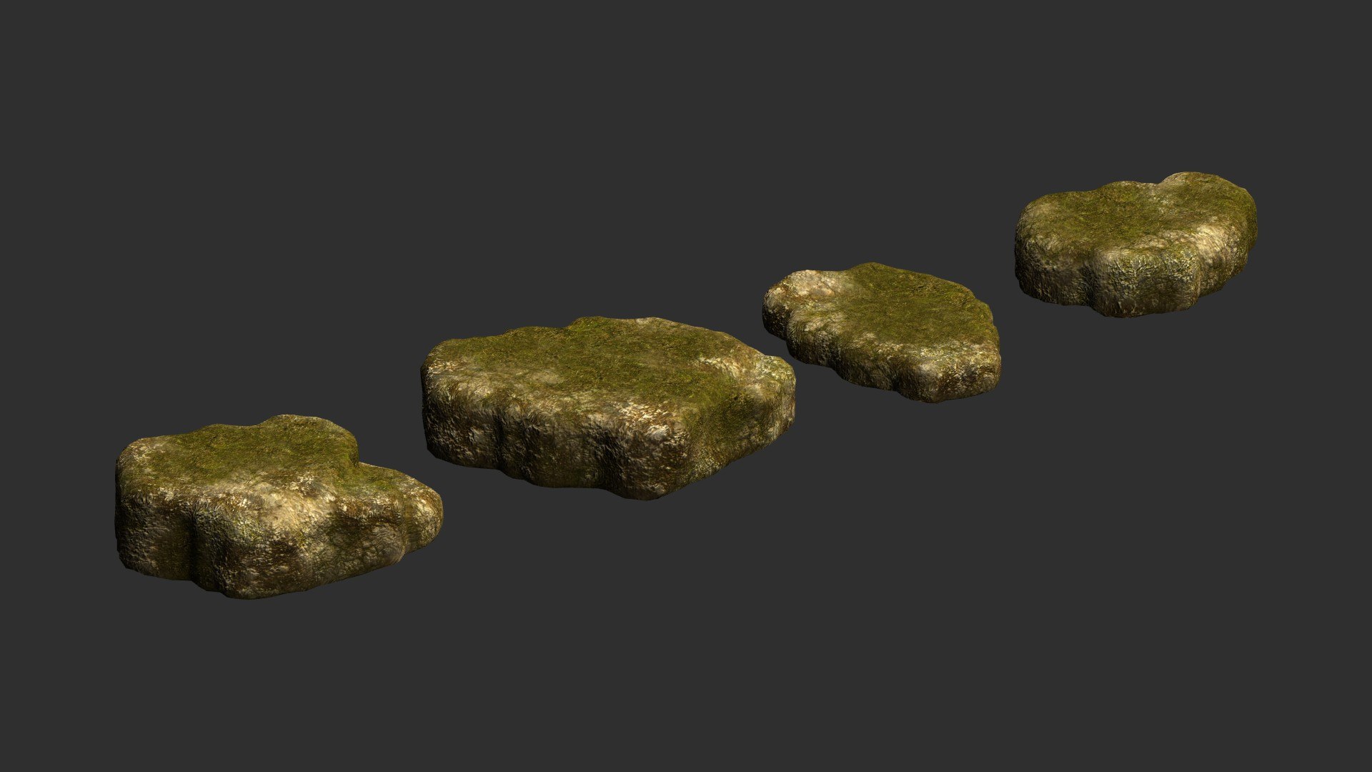 3D Cave Platform 2 - Moss 3 - TurboSquid 2068891