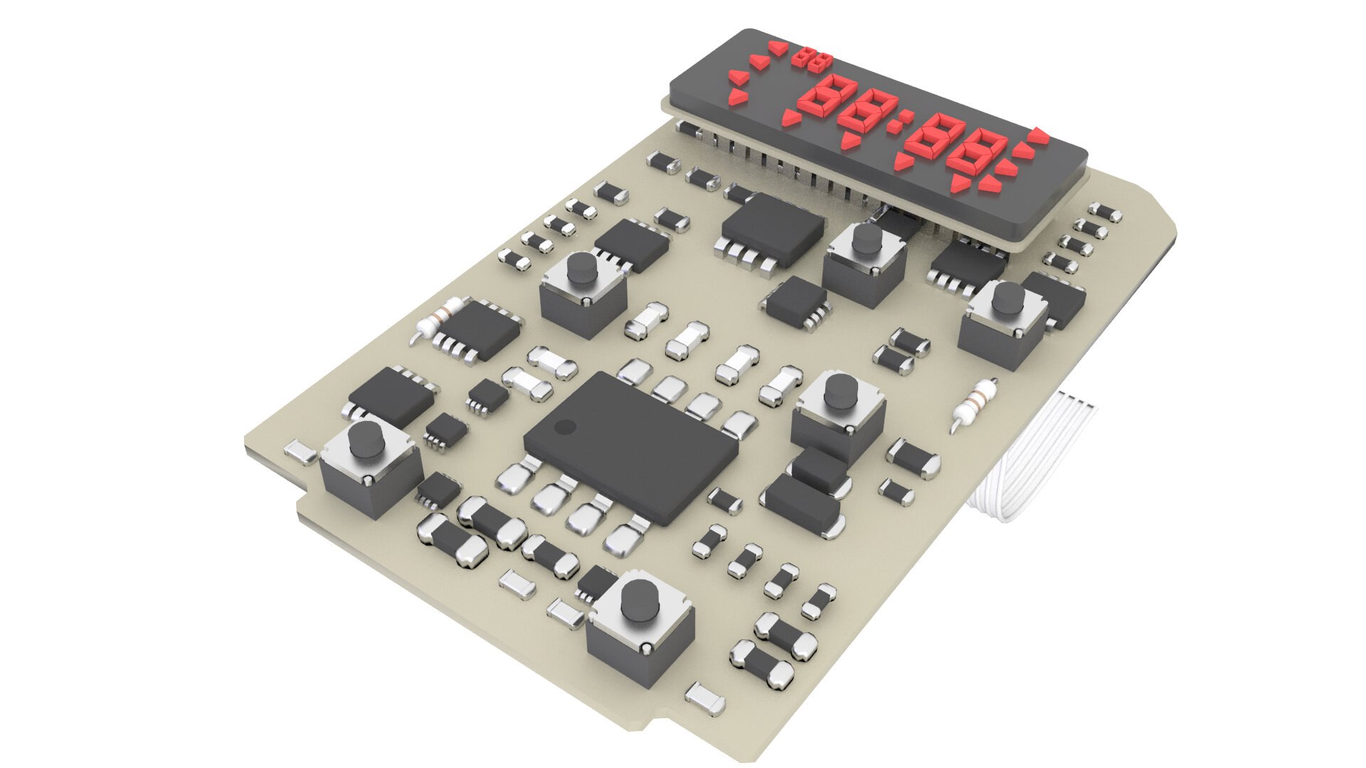 Electronics Board 3D Model - TurboSquid 1557684