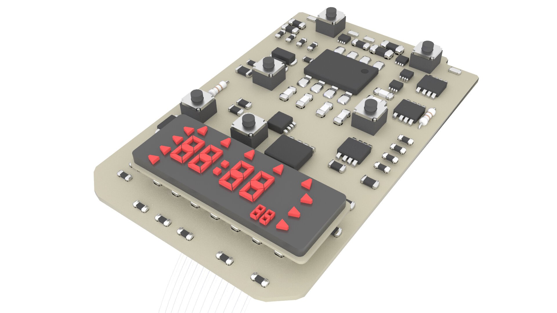 Electronics Board 3D Model - TurboSquid 1557684