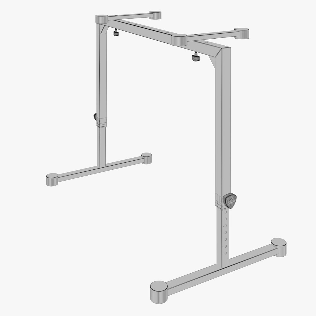 3D keyboard stand model - TurboSquid 1300533