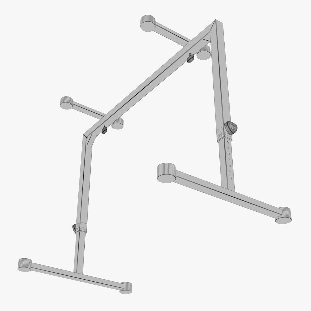 3D keyboard stand model - TurboSquid 1300533