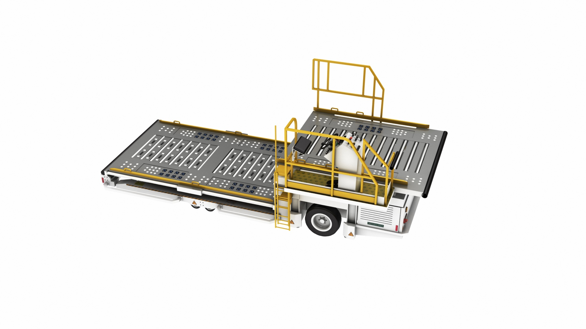 3D airport container transporter bagage model - TurboSquid 1465800