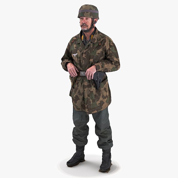 WW2 German Soldier Fallschirmjager Luftwaffe 3D model - TurboSquid 1964943