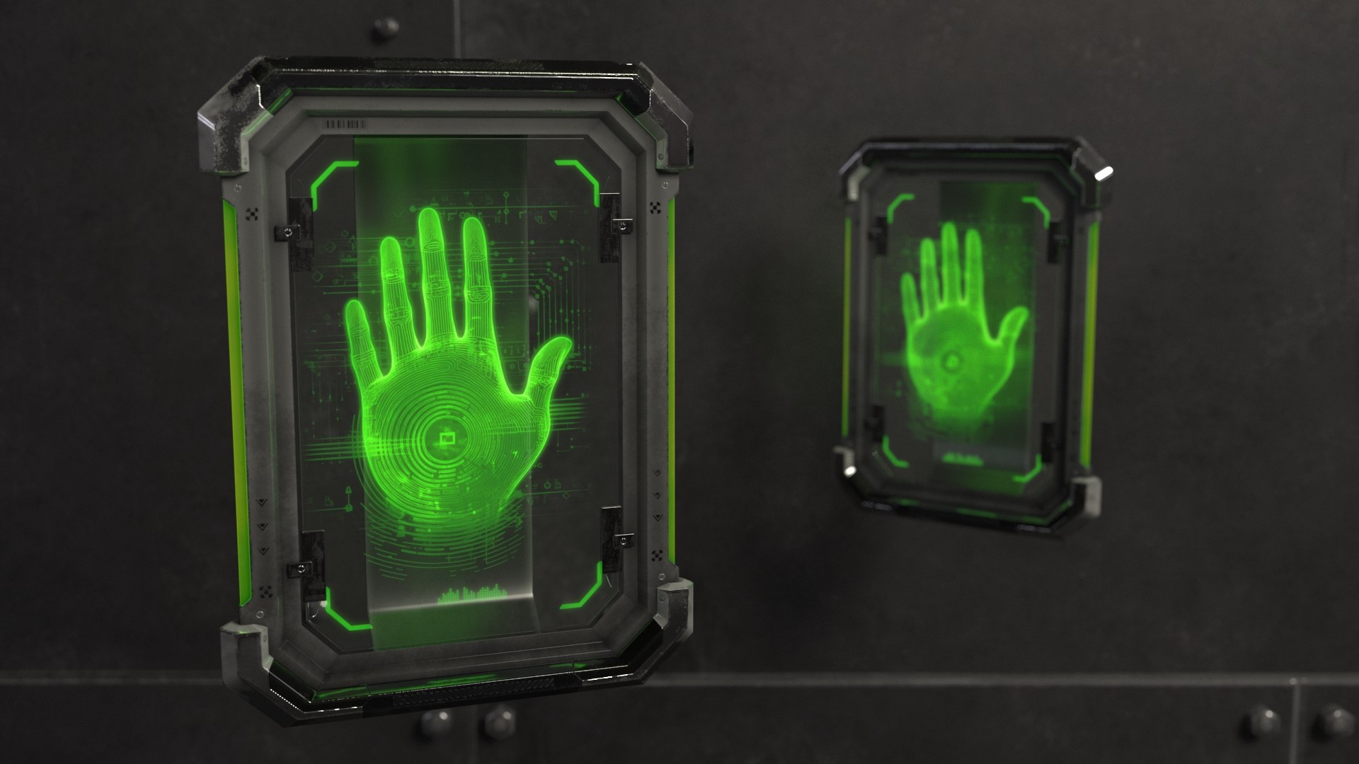 3D Model Sci-Fi Digital Hand Scanner Collection - TurboSquid 2191371