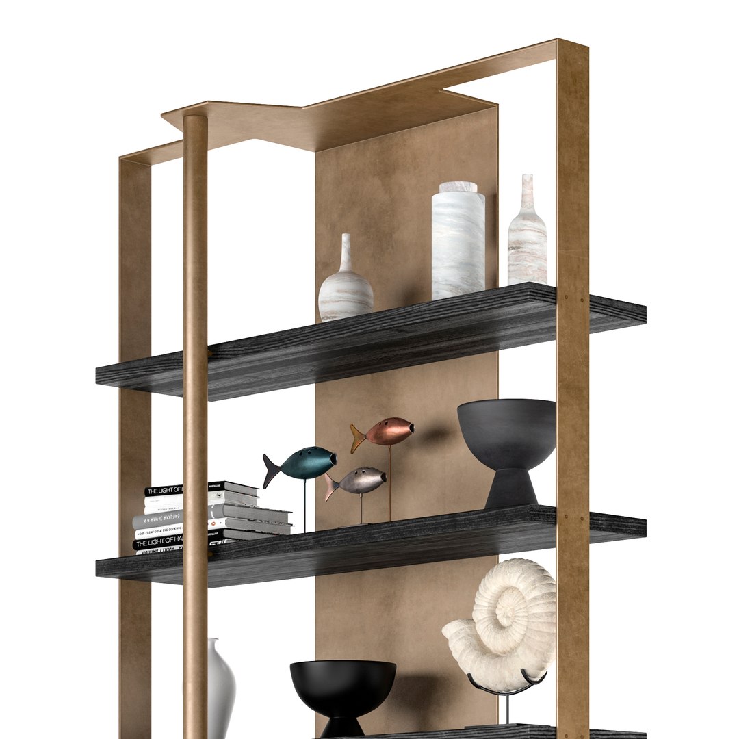 3D Holt Bookcase Caste Model - TurboSquid 1707375