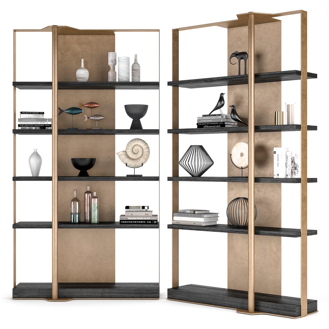 3D Holt Bookcase Caste Model - TurboSquid 1707375