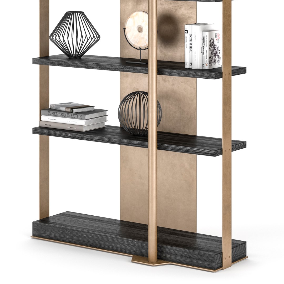 3D Holt Bookcase Caste Model - TurboSquid 1707375