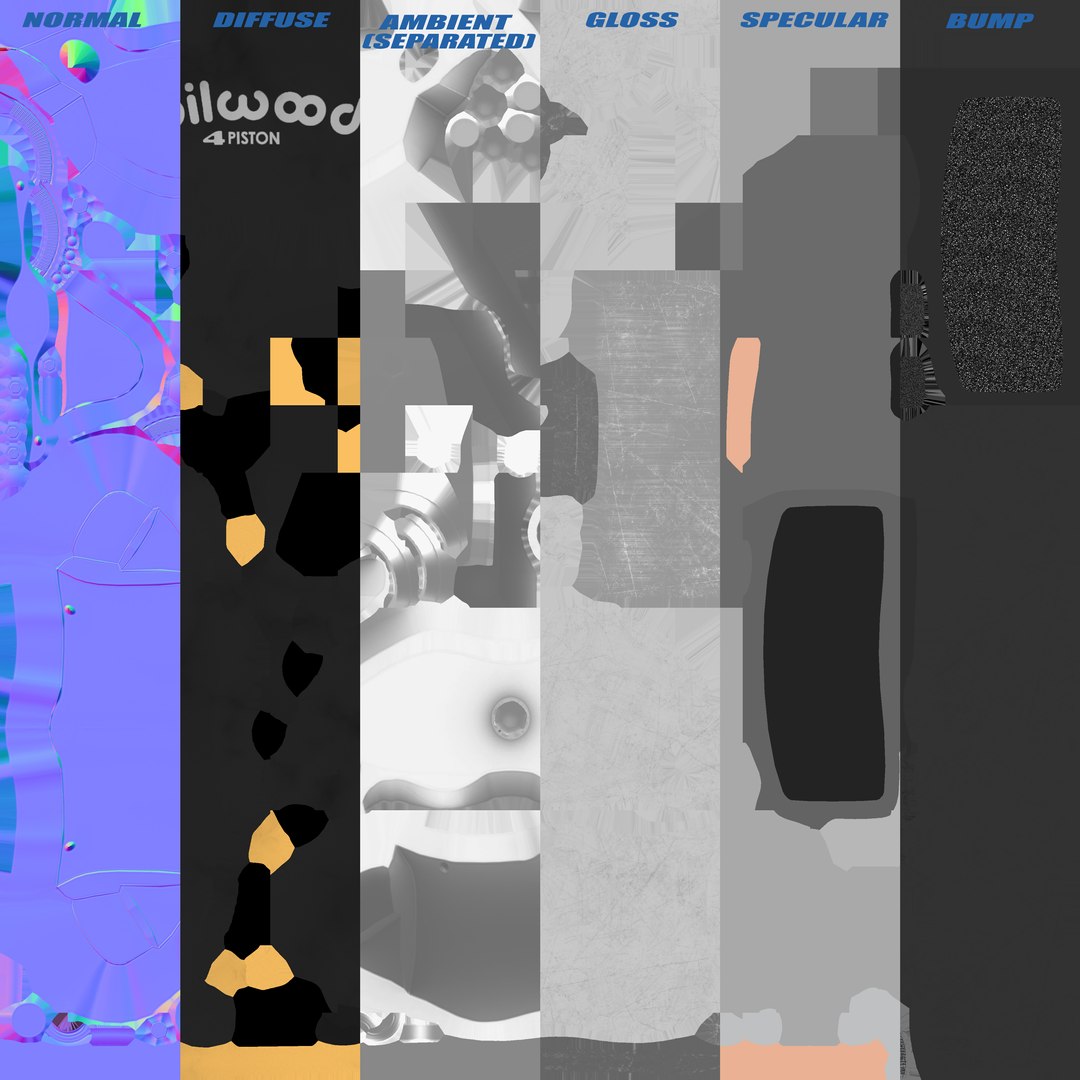 Tires Bpr Set 3D Model - TurboSquid 1587441