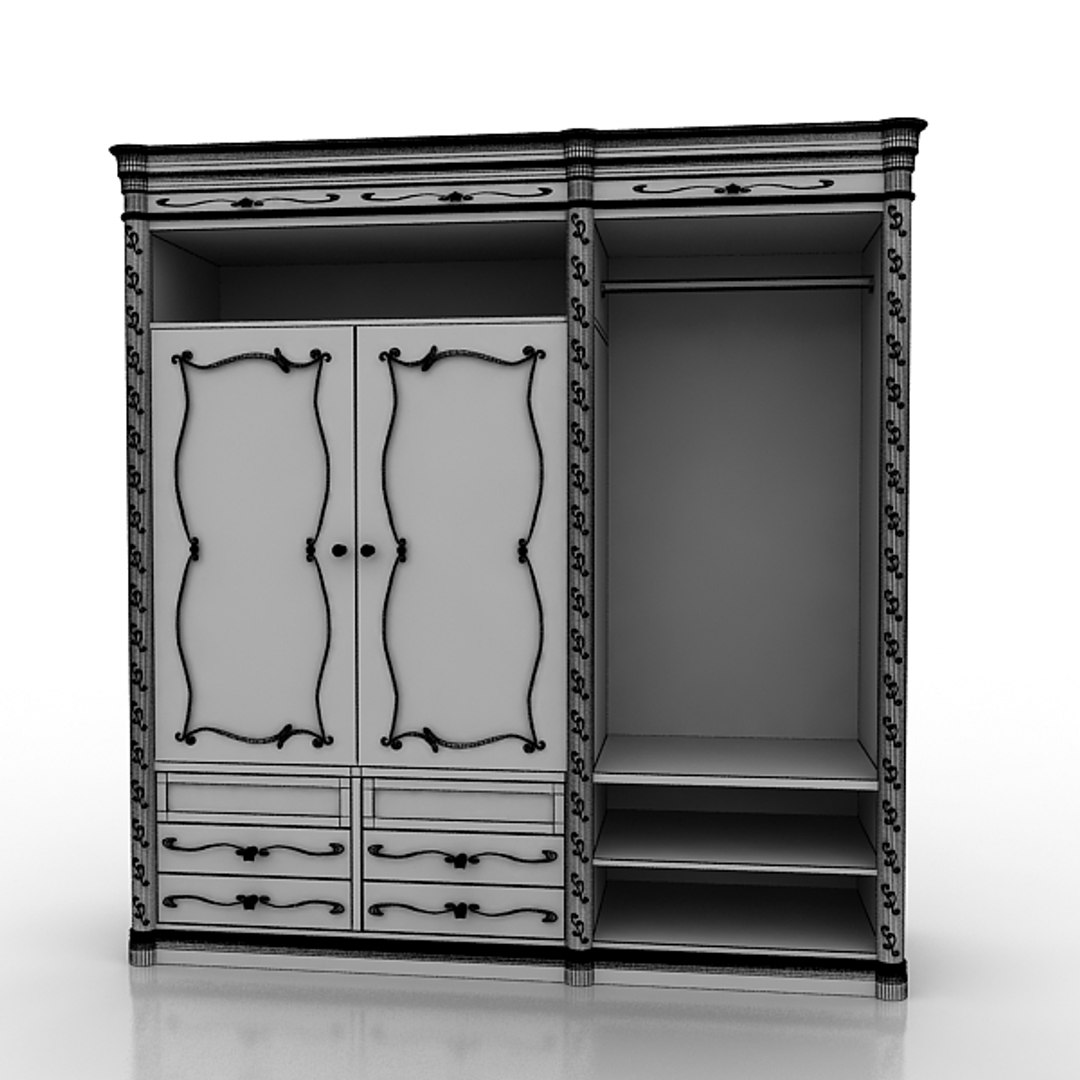 3d wardrobe giorgio piotto model