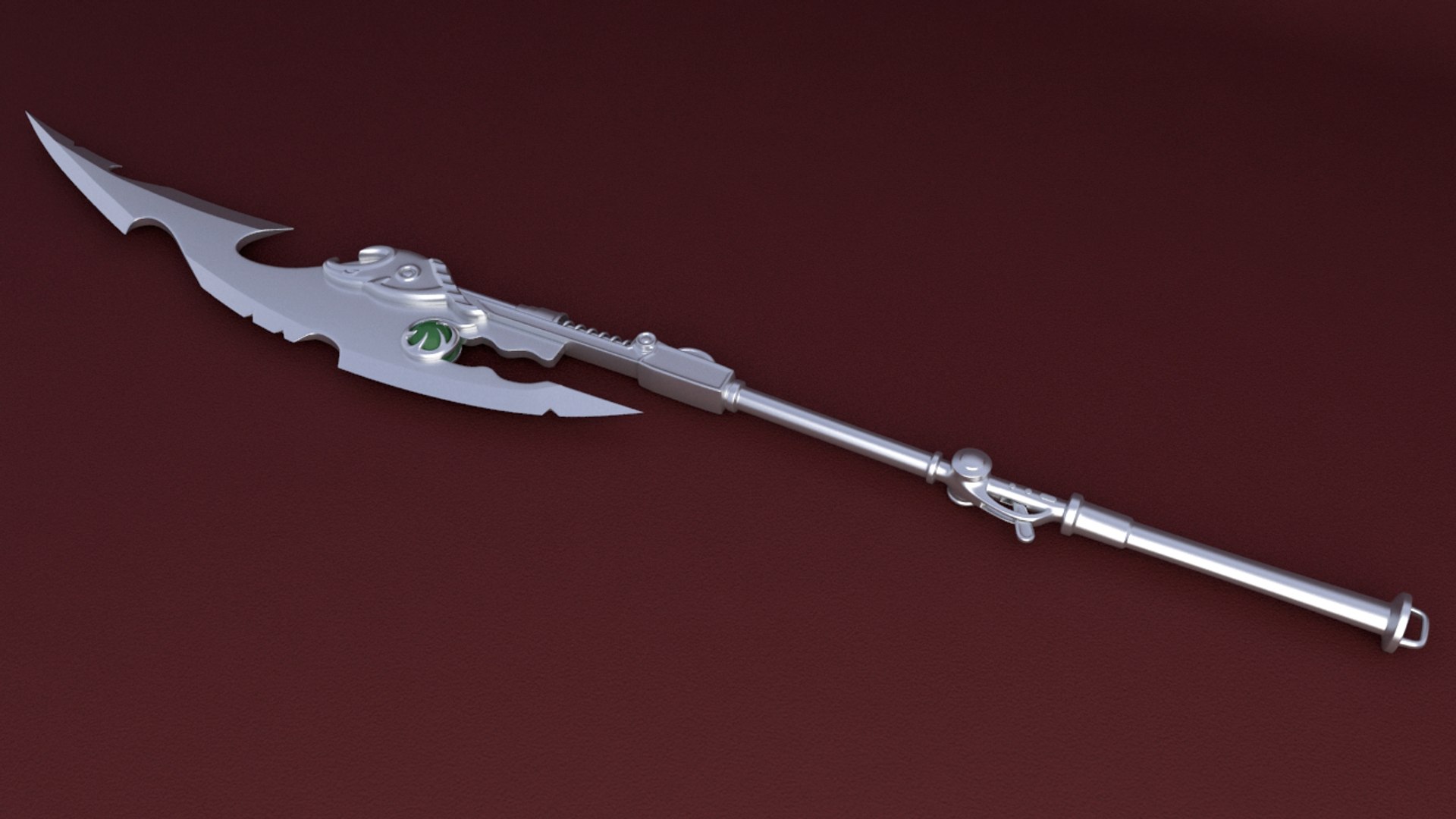 poleaxe axe 3d model