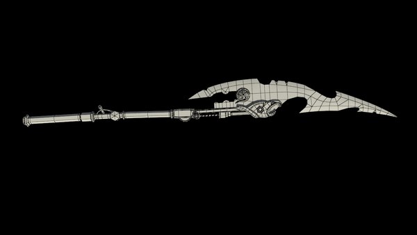 poleaxe axe 3d model