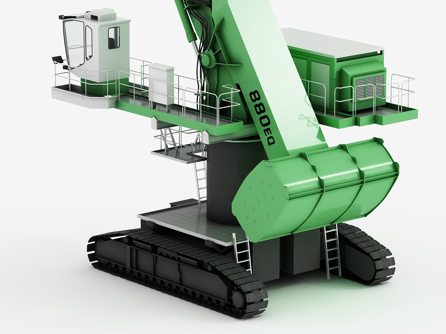 Sennebogen 880 Eq 3d 3ds