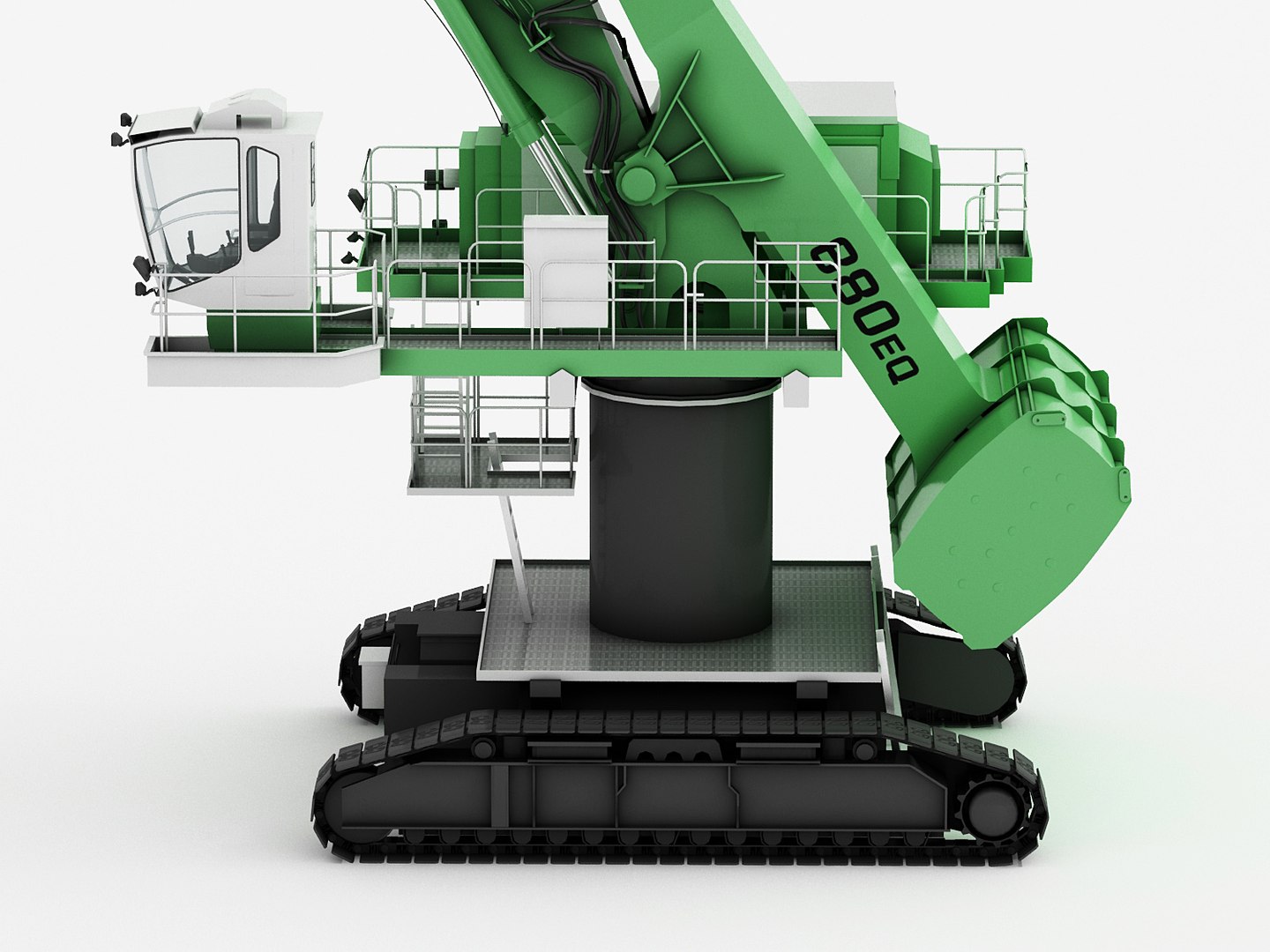 Sennebogen 880 Eq 3d 3ds