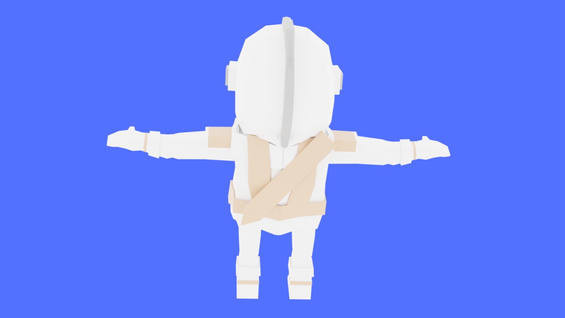 Low-Poly Knight Character With Armor Game-Ready 3D Model 3D Model ...
