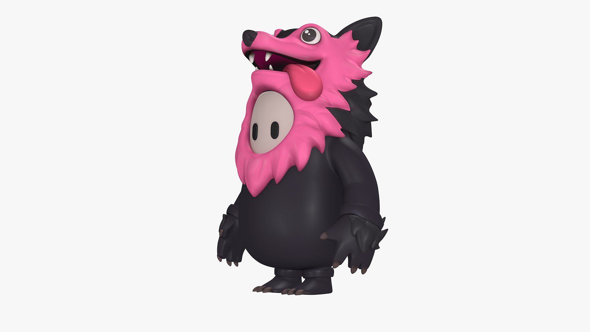 3D Fall Guys Wolf Skin Game Character 8K Model - TurboSquid 1924613
