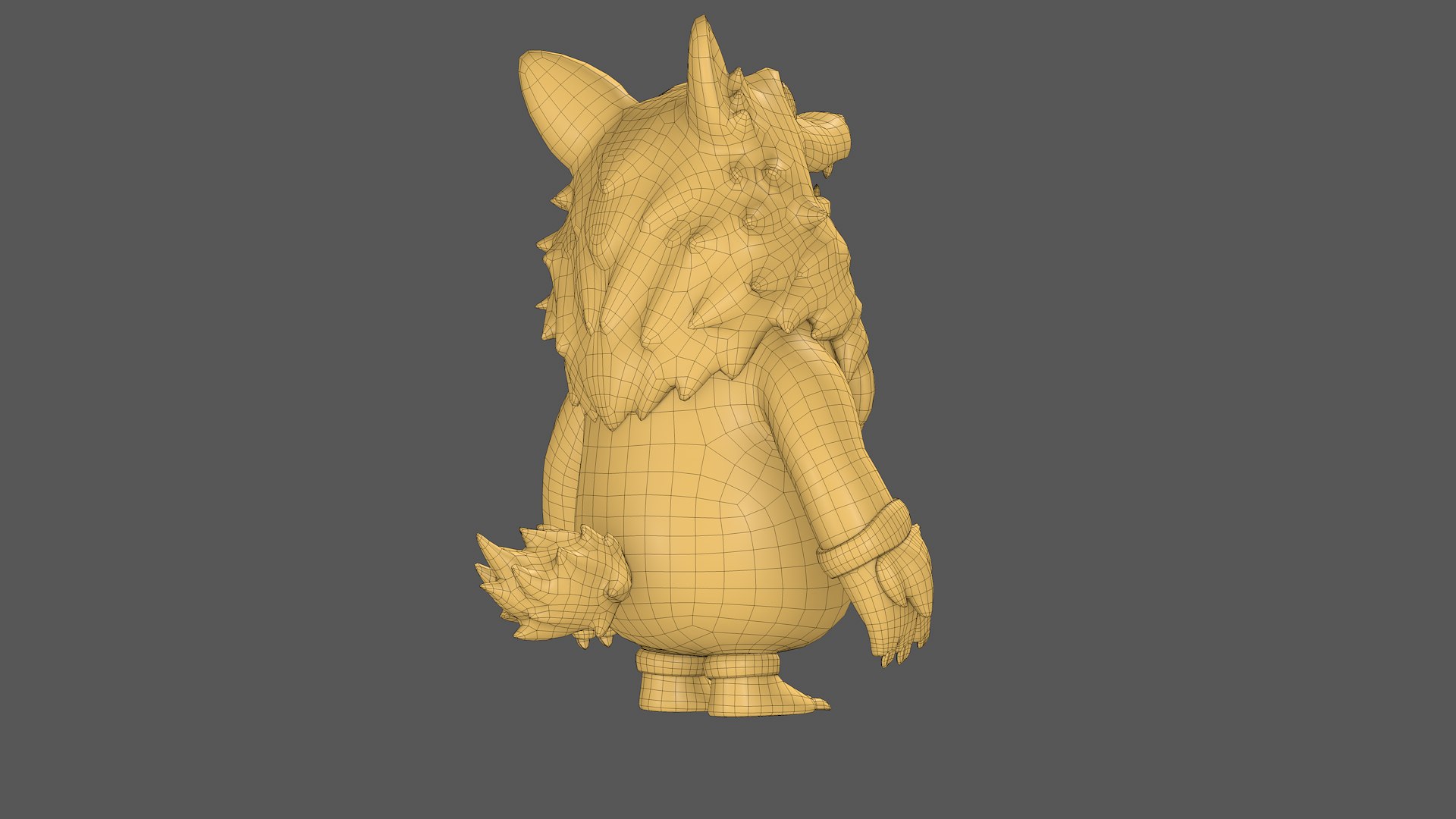 3D Fall Guys Wolf Skin Game Character 8K model - TurboSquid 1924613