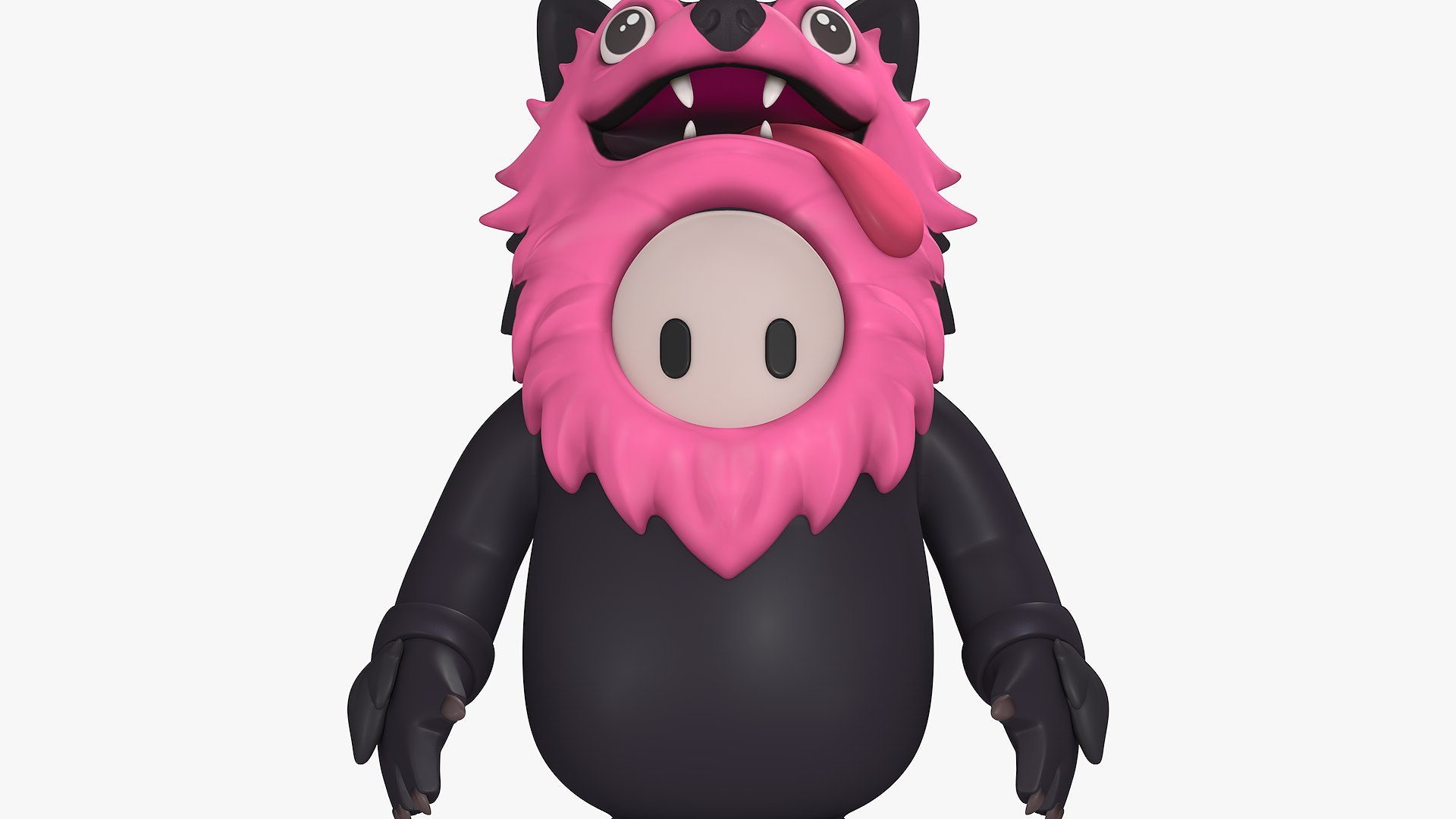 3D Fall Guys Wolf Skin Game Character 8K model - TurboSquid 1924613