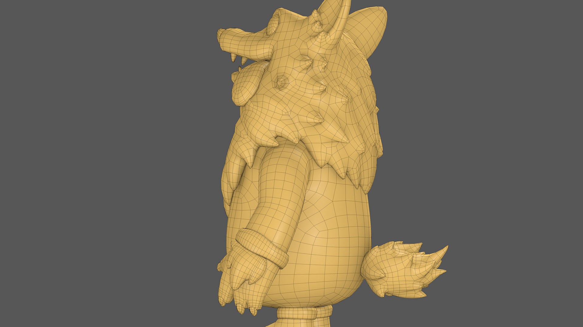 3D Fall Guys Wolf Skin Game Character 8K model - TurboSquid 1924613