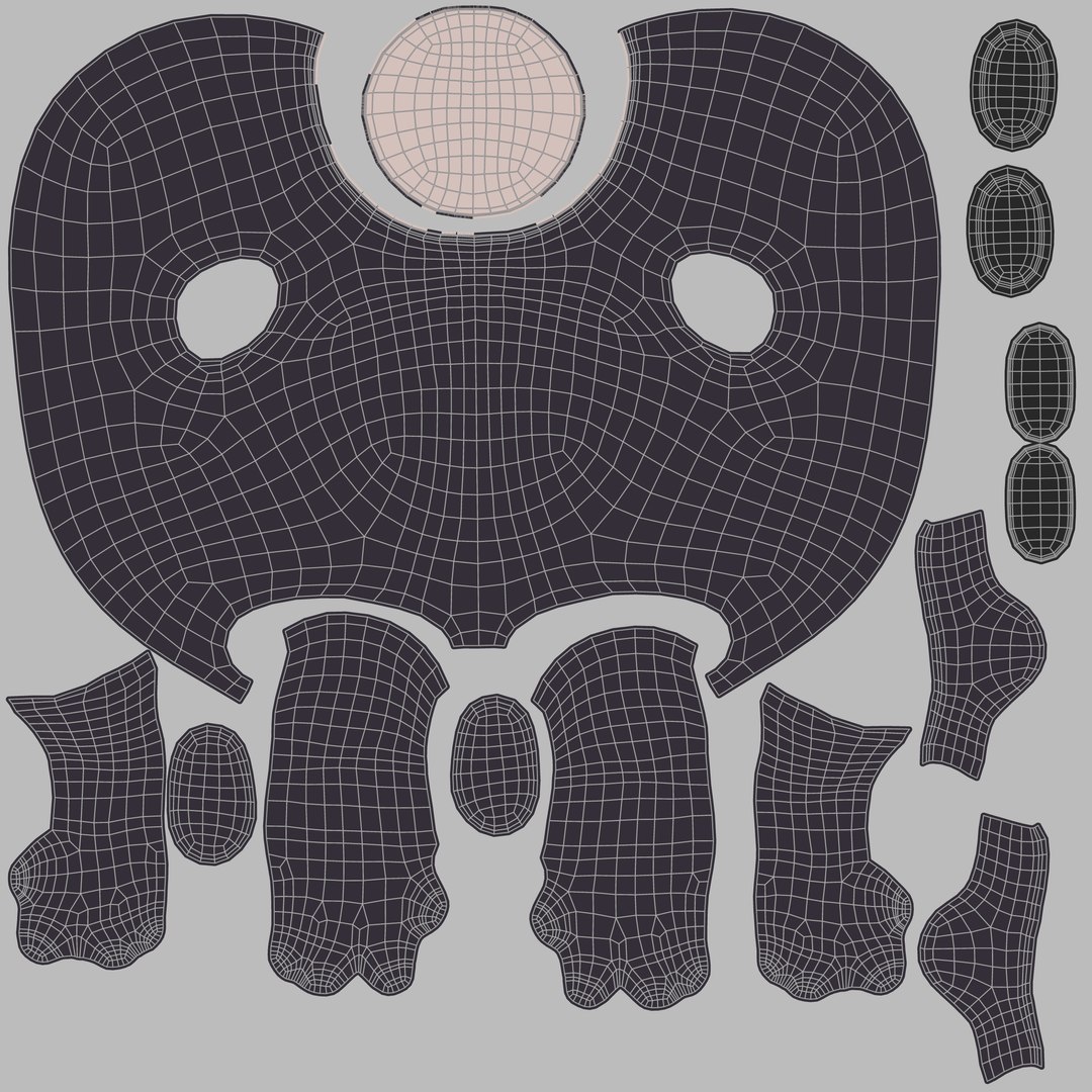 3D Fall Guys Wolf Skin Game Character 8K model - TurboSquid 1924613