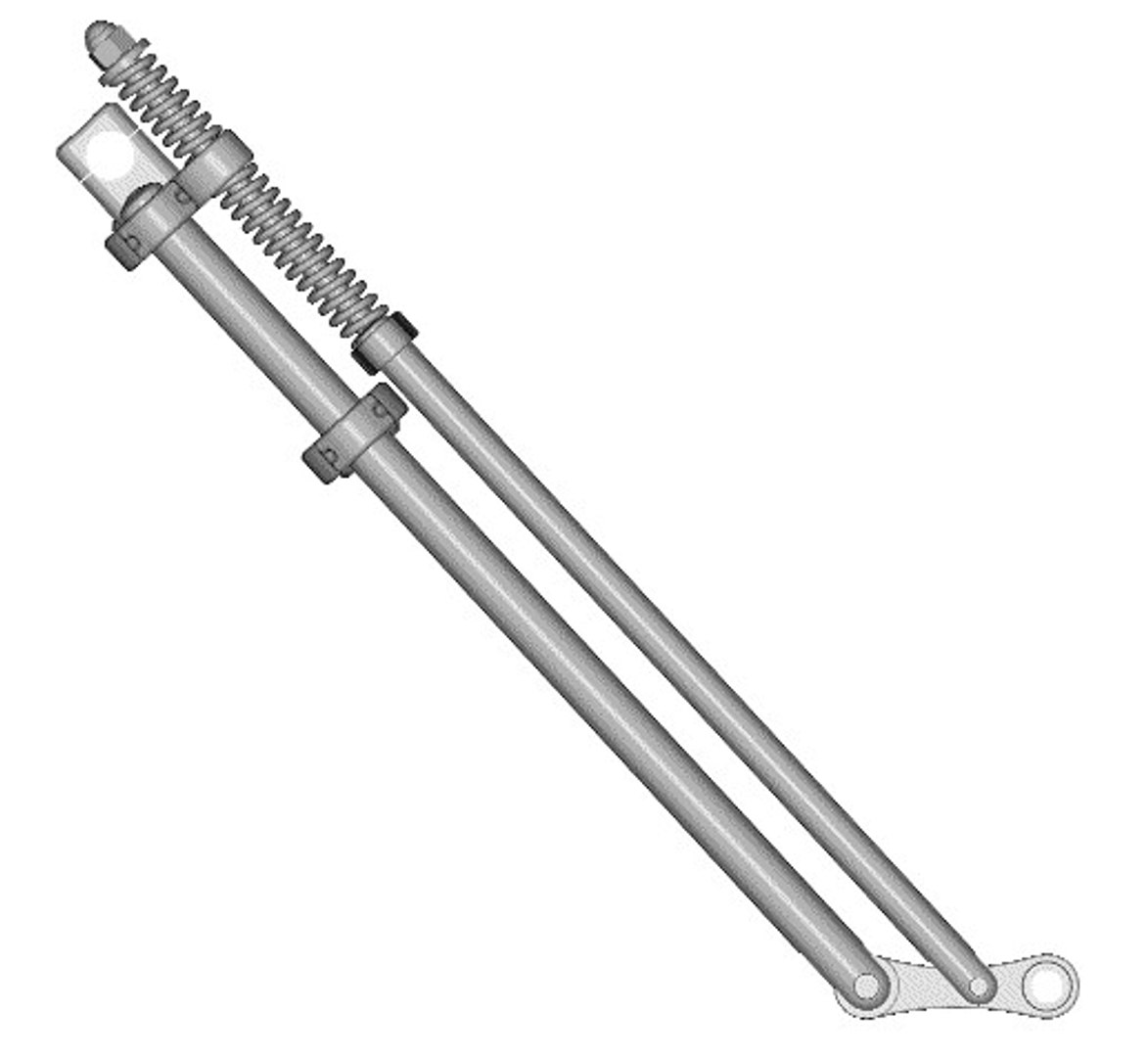 motorcycle springer fork 3d model