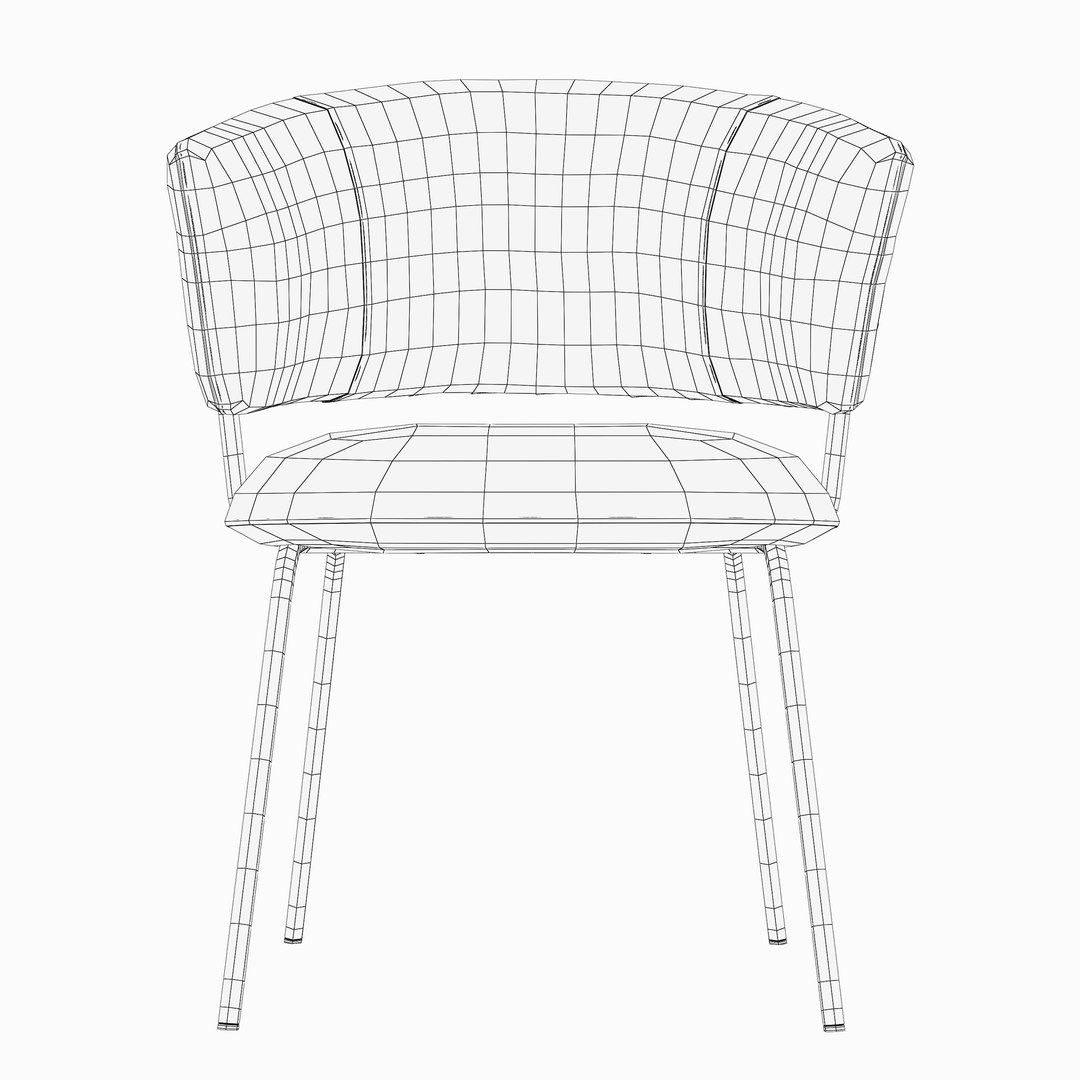 Coco Dining Table Chair 3D Model - TurboSquid 1476736