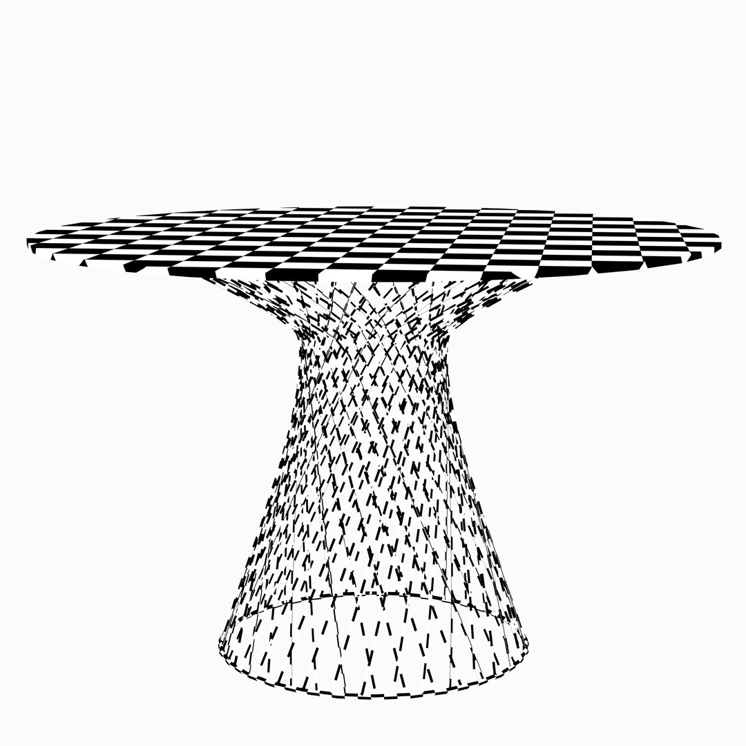 Coco Dining Table Chair 3D Model - TurboSquid 1476736