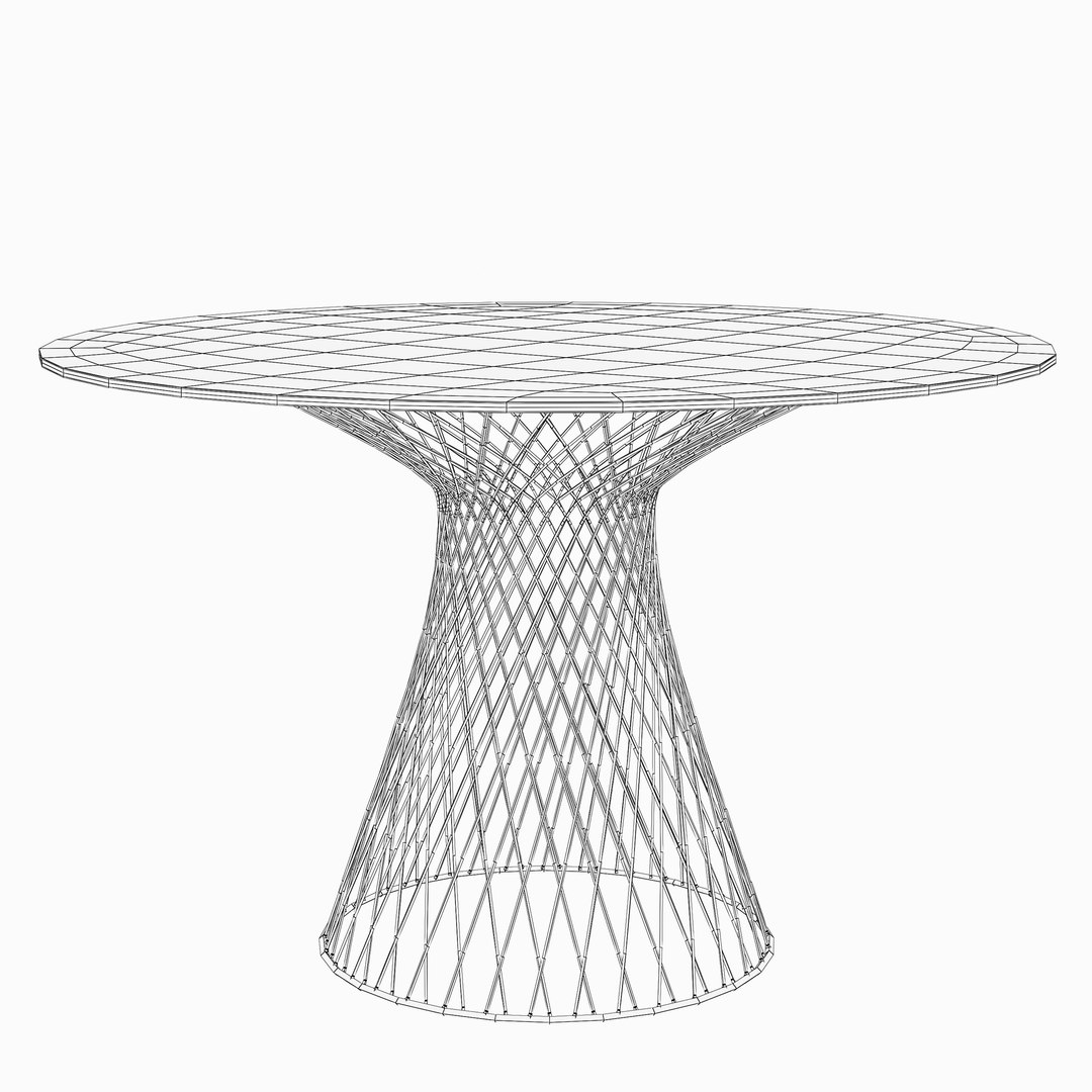 Coco Dining Table Chair 3D Model - TurboSquid 1476736