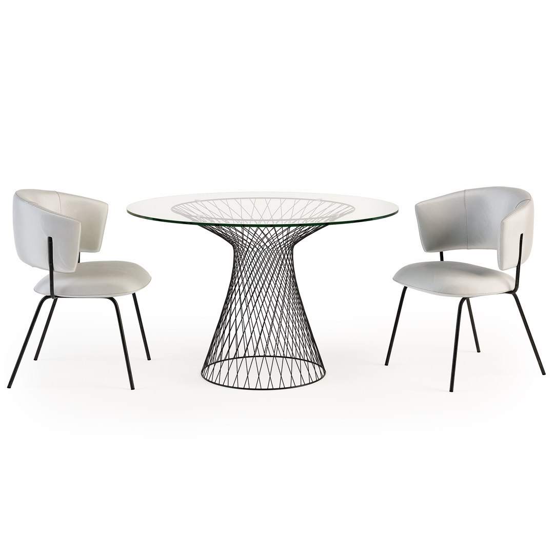 Coco Dining Table Chair 3D Model - TurboSquid 1476736