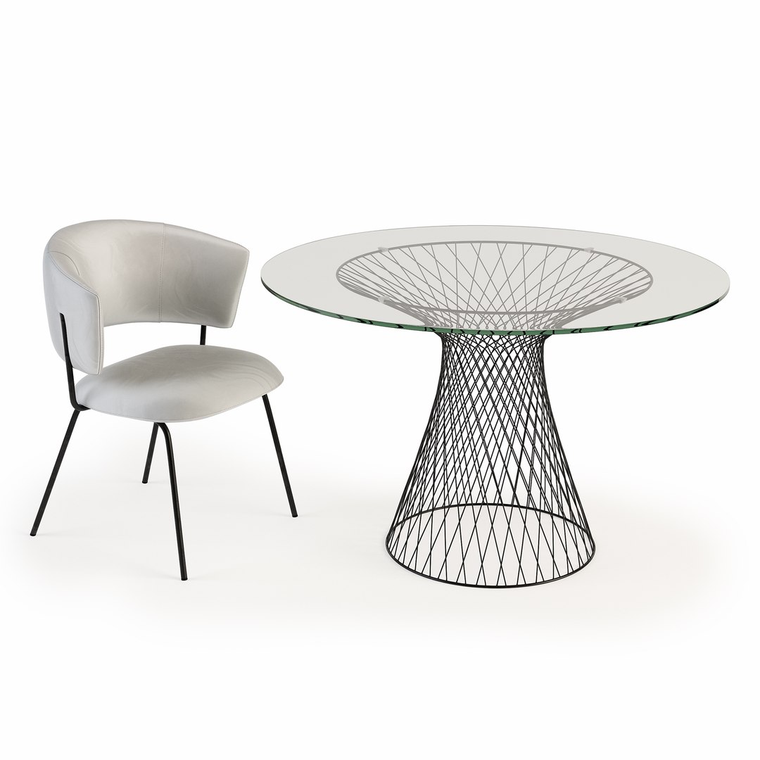 Coco Dining Table Chair 3D Model - TurboSquid 1476736