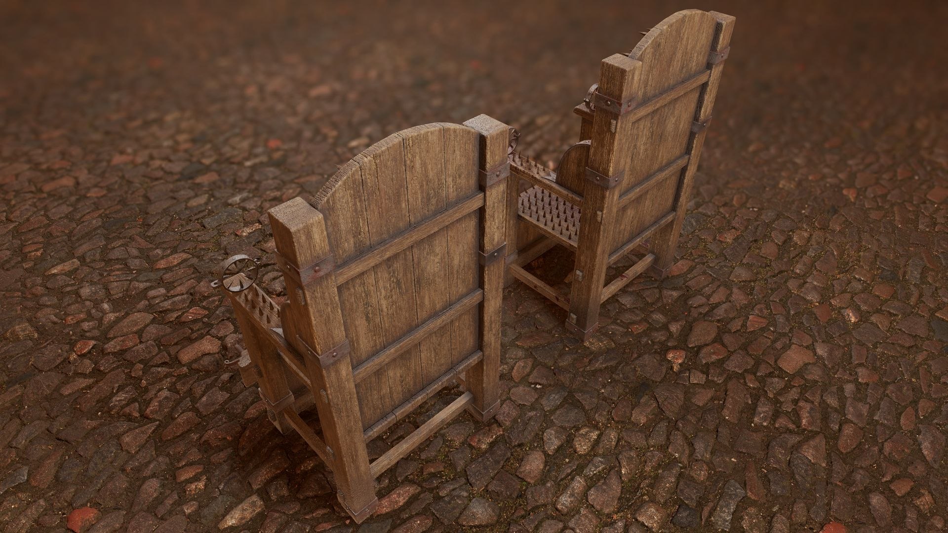 3D Inquisition Chair Torture Model - TurboSquid 1564313