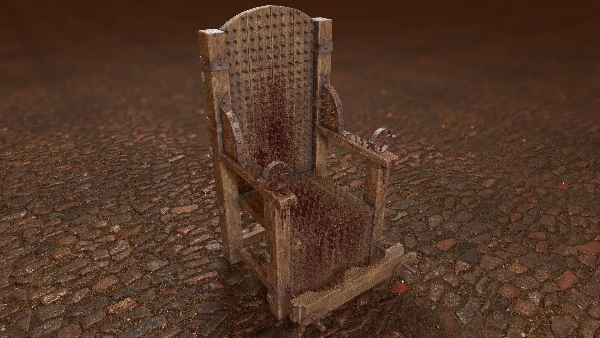 3D Inquisition Chair Torture Model - TurboSquid 1564313