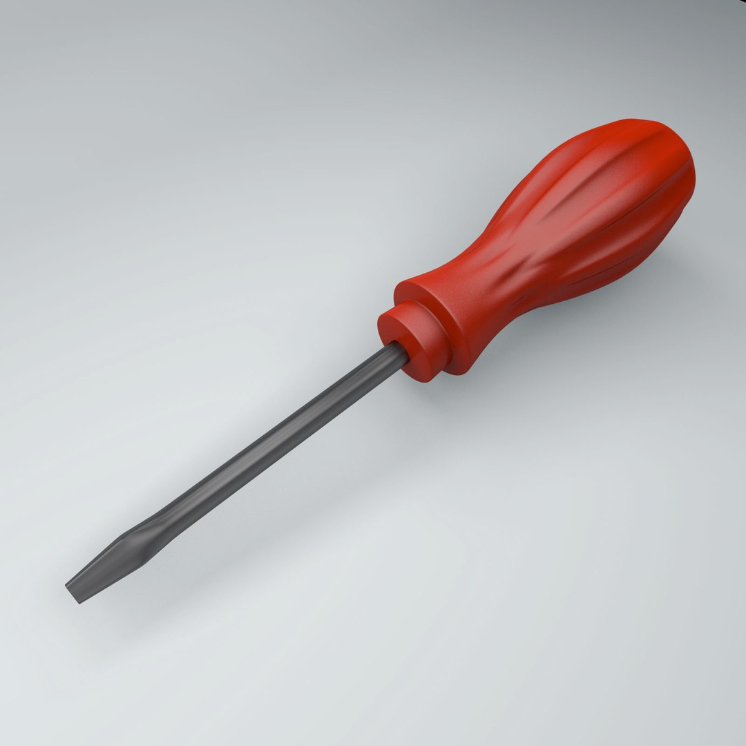 Screwdriver Screw Driver 3D Model - TurboSquid 1365698