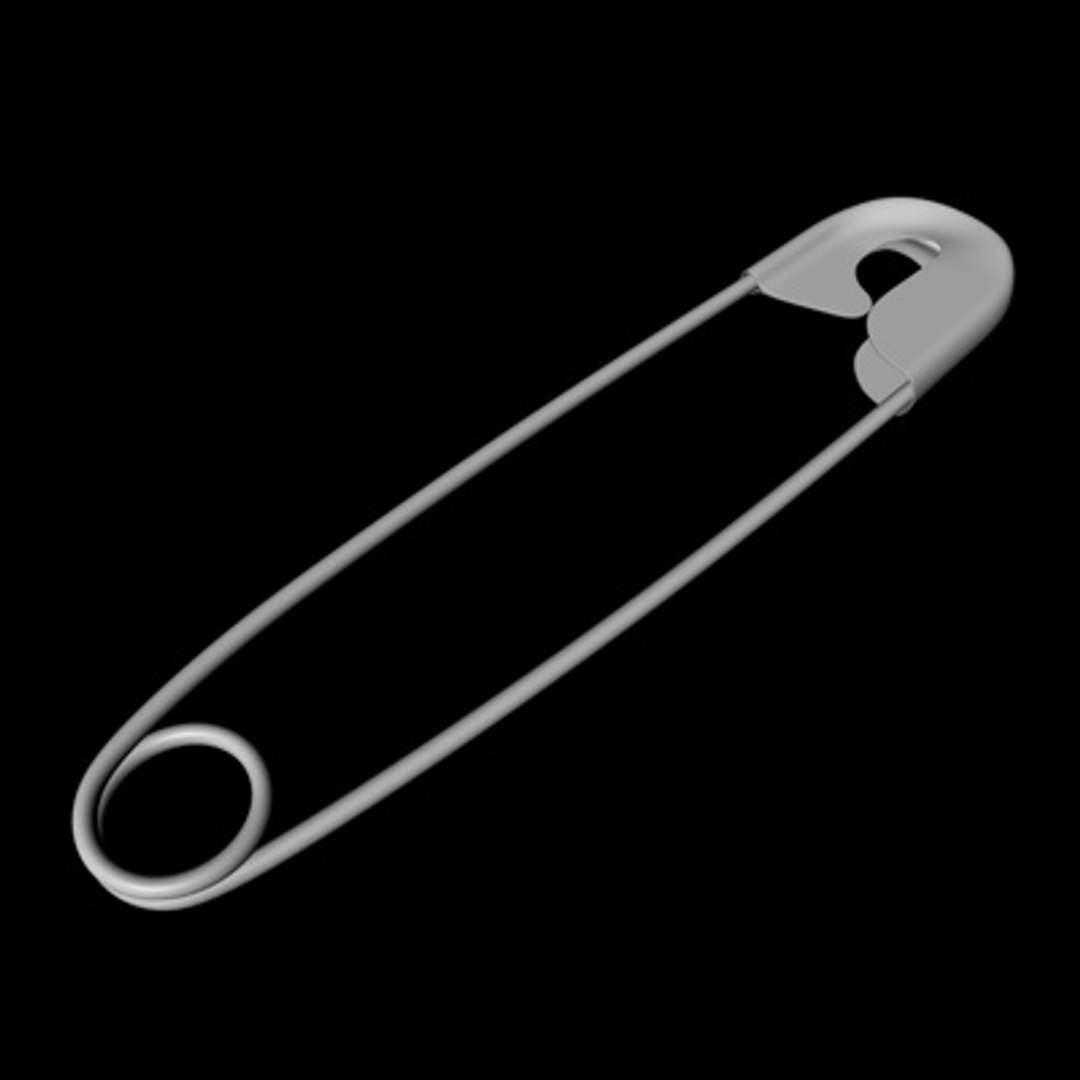 Safety Pin 3d Model