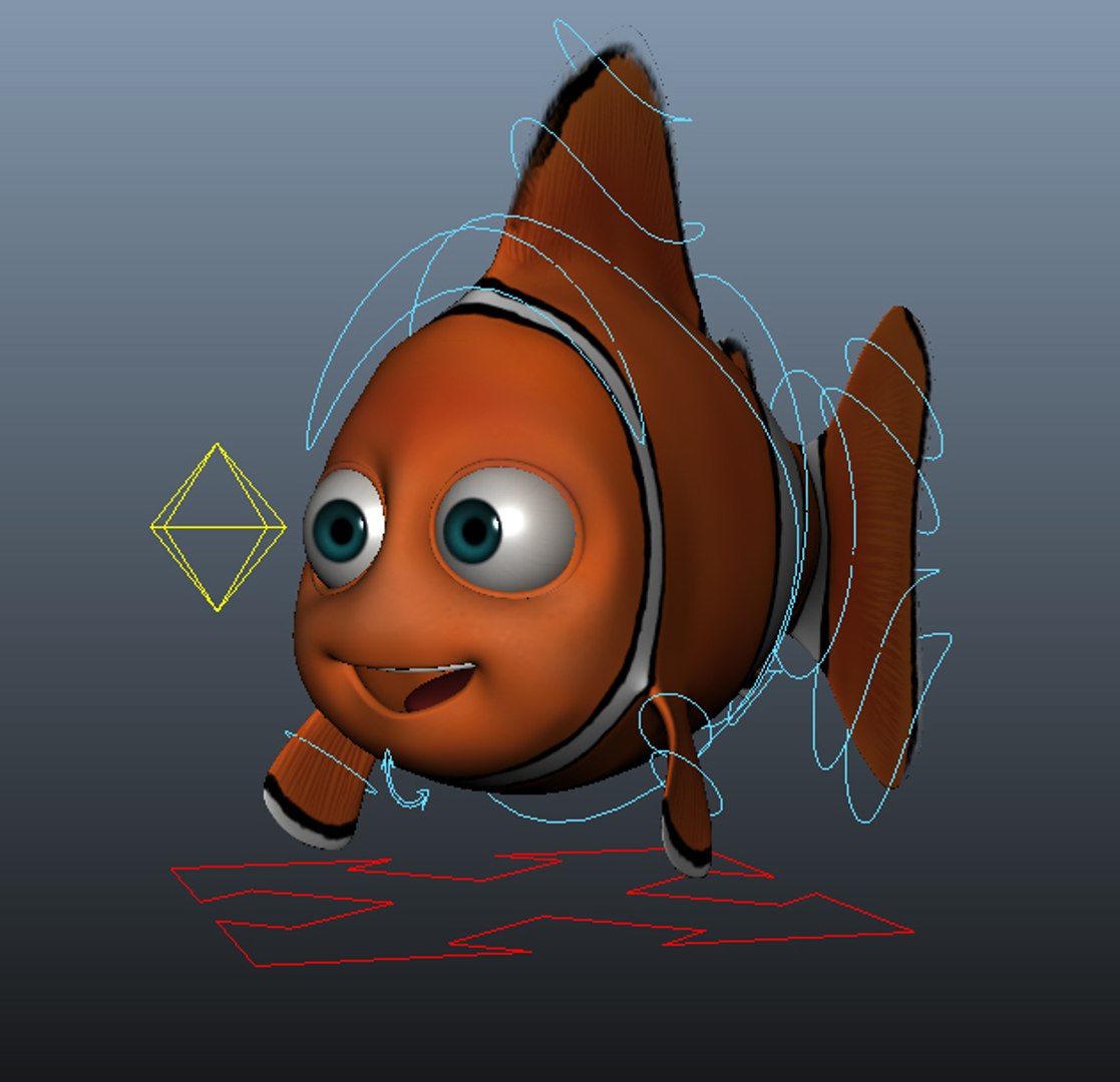 3d Clown Fish Model