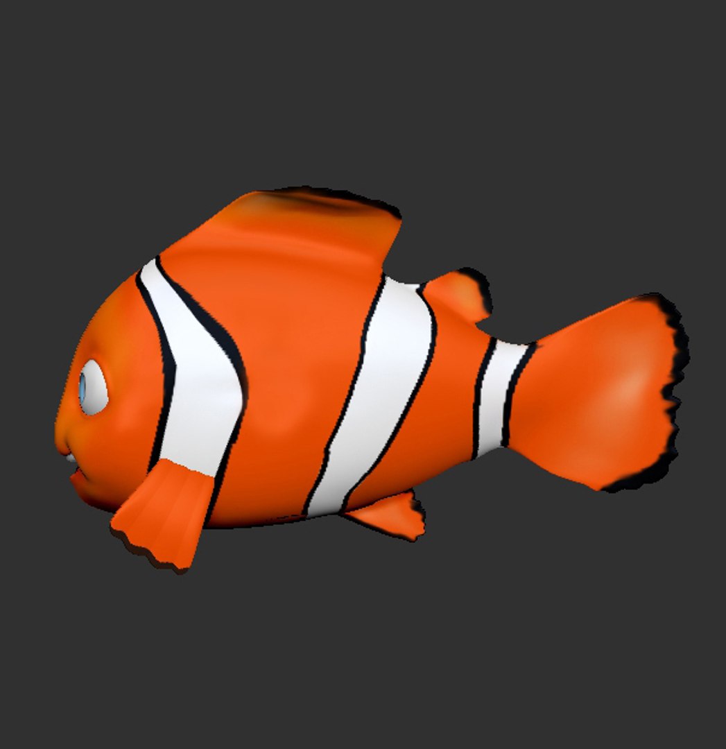 3d Clown Fish Model