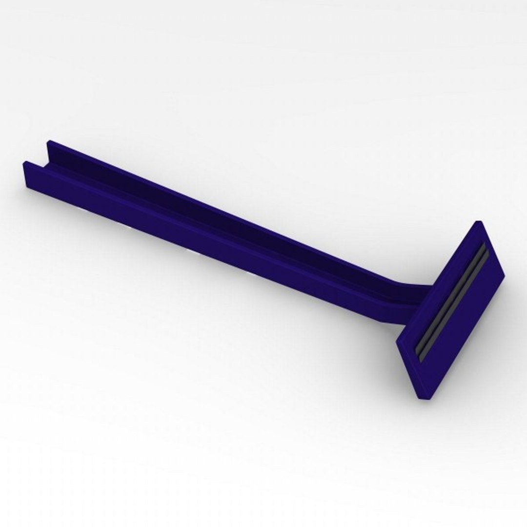 razor blades 3d obj