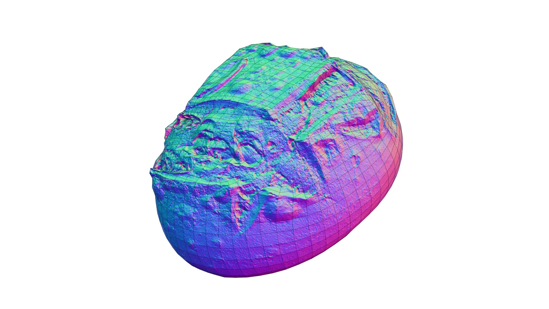 Crusty Round Italian Bread - Real-Time 3D Scanned 3D Model - TurboSquid ...