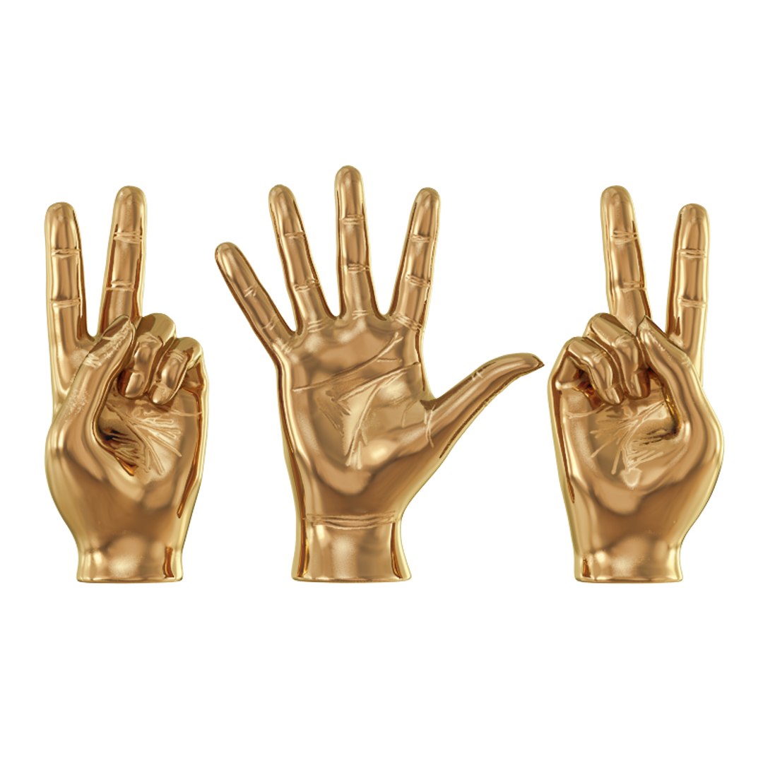 Stl Sculpture Hands Sign 3D Model - TurboSquid 1375819