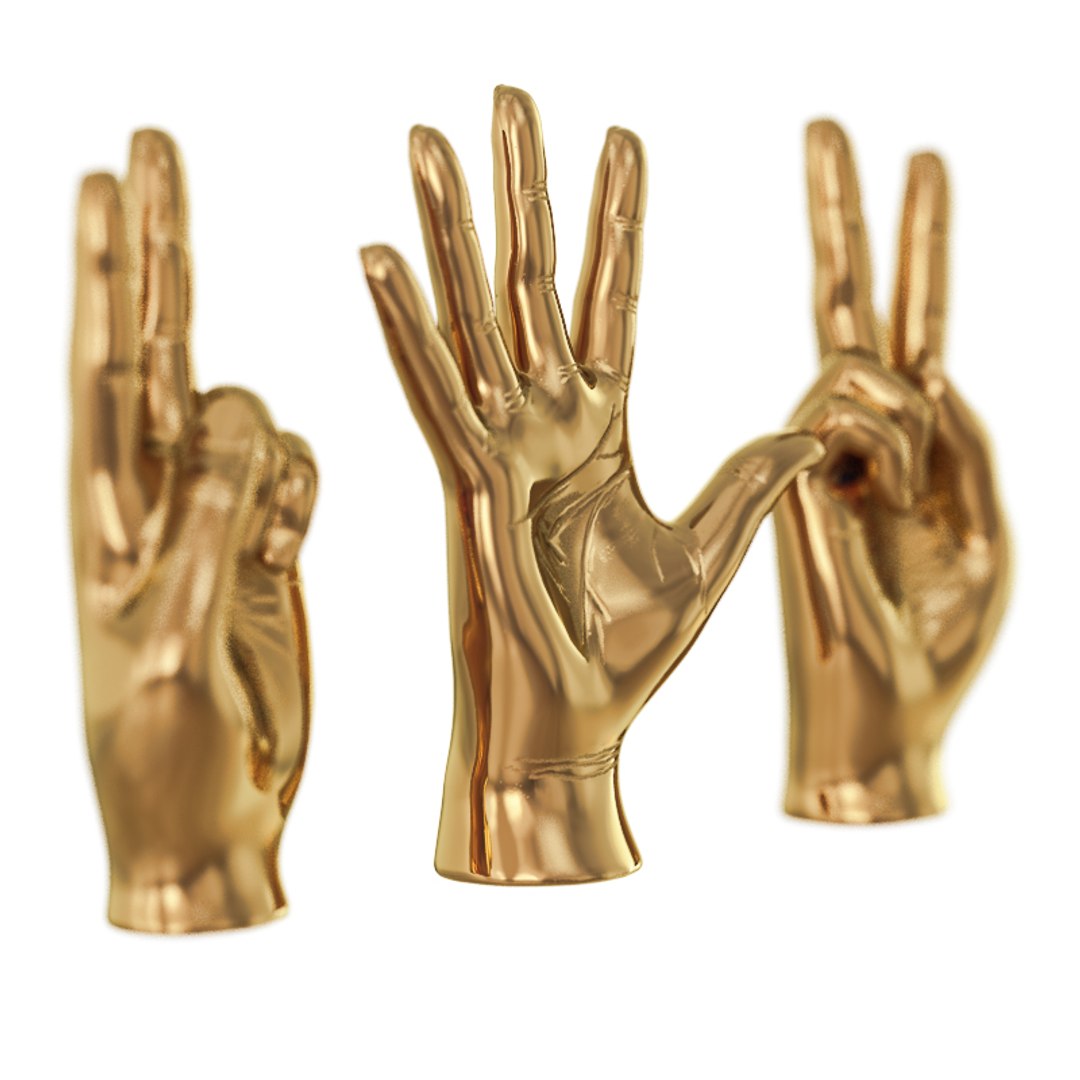Stl Sculpture Hands Sign 3D Model - TurboSquid 1375819