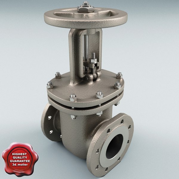 3ds max gate valves v1