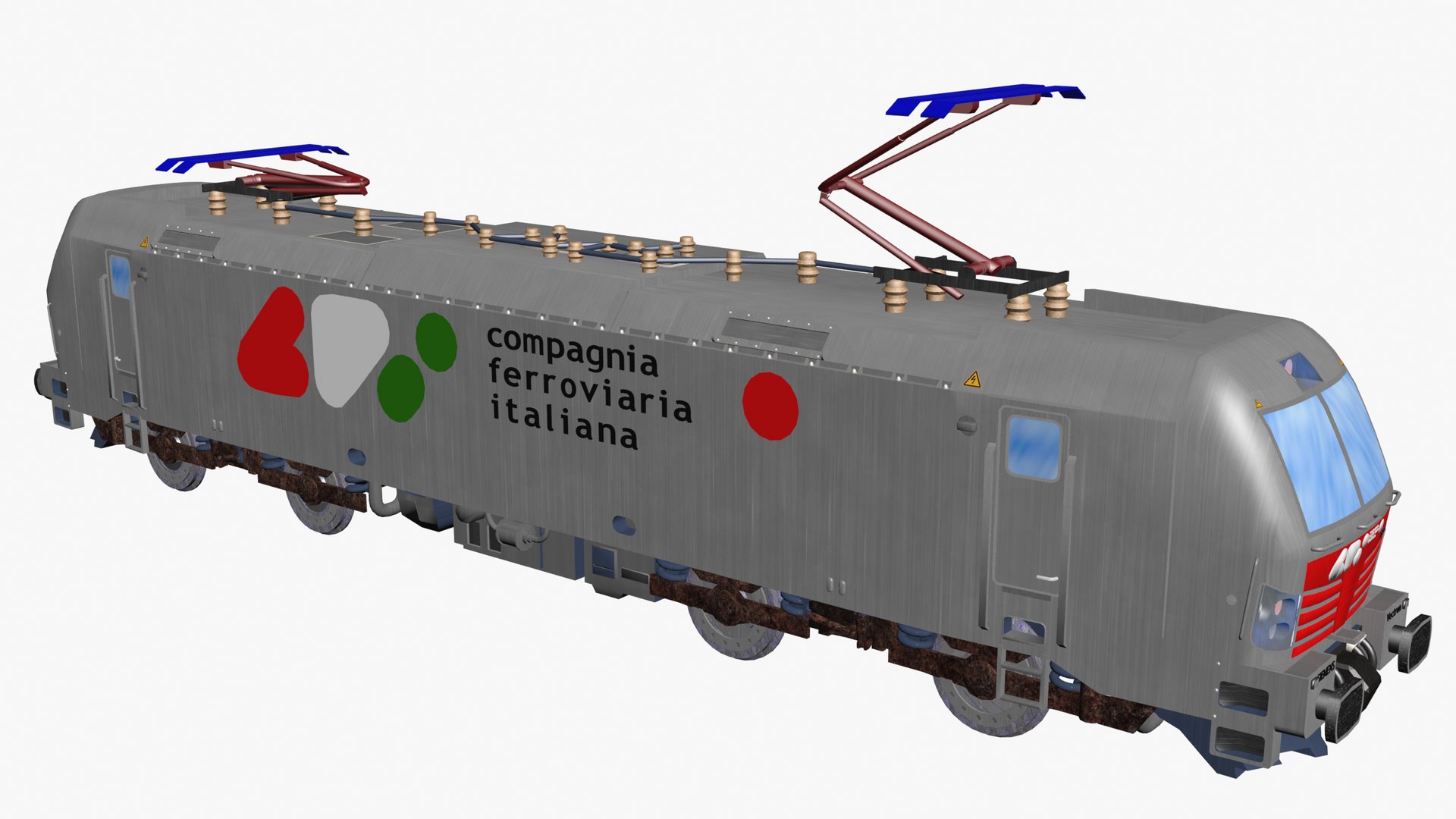 Siemens Vectron 191-011 Compagnia Ferroviaria Italiana 3D Model - TurboSquid 1818144